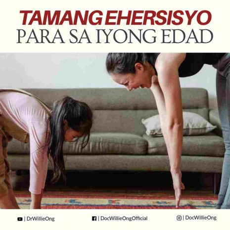 Tamang Ehersisyo Para Sa Iyong Edad - Doc Willie Ong